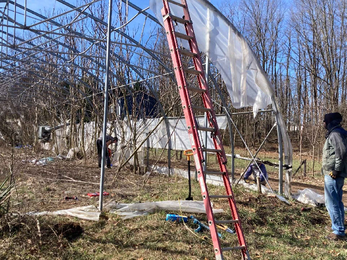 High Tunnel Disassembly :: Homestead Handiwork